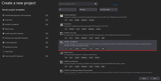 Developing a Web API app with minimal APIs NET 6 C#