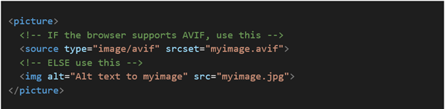 AVIF Image Format: what is it and can it improve performance of Web ...